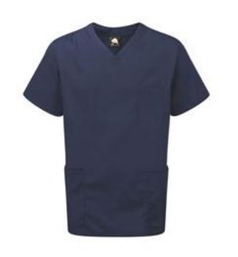 Trevor Iles. Healthcare Scrub Top - Navy Extra Large